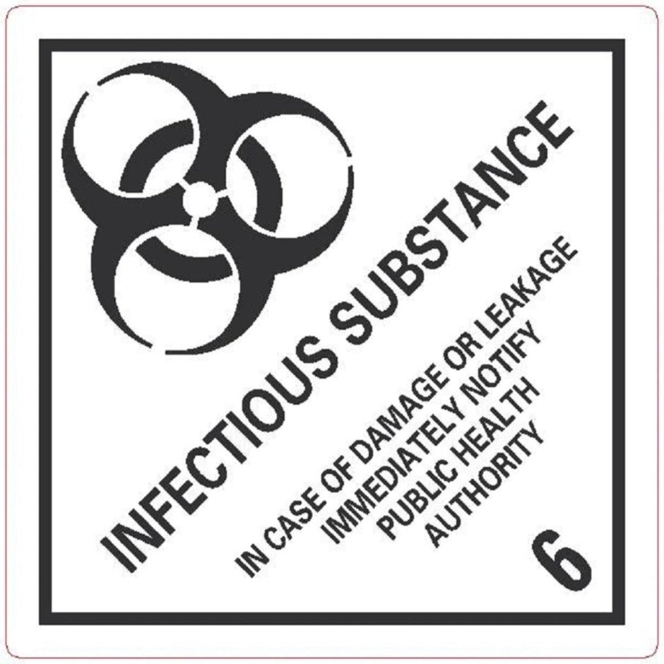 Class 6.2 Infectious Substance Label | SGS Netherlands